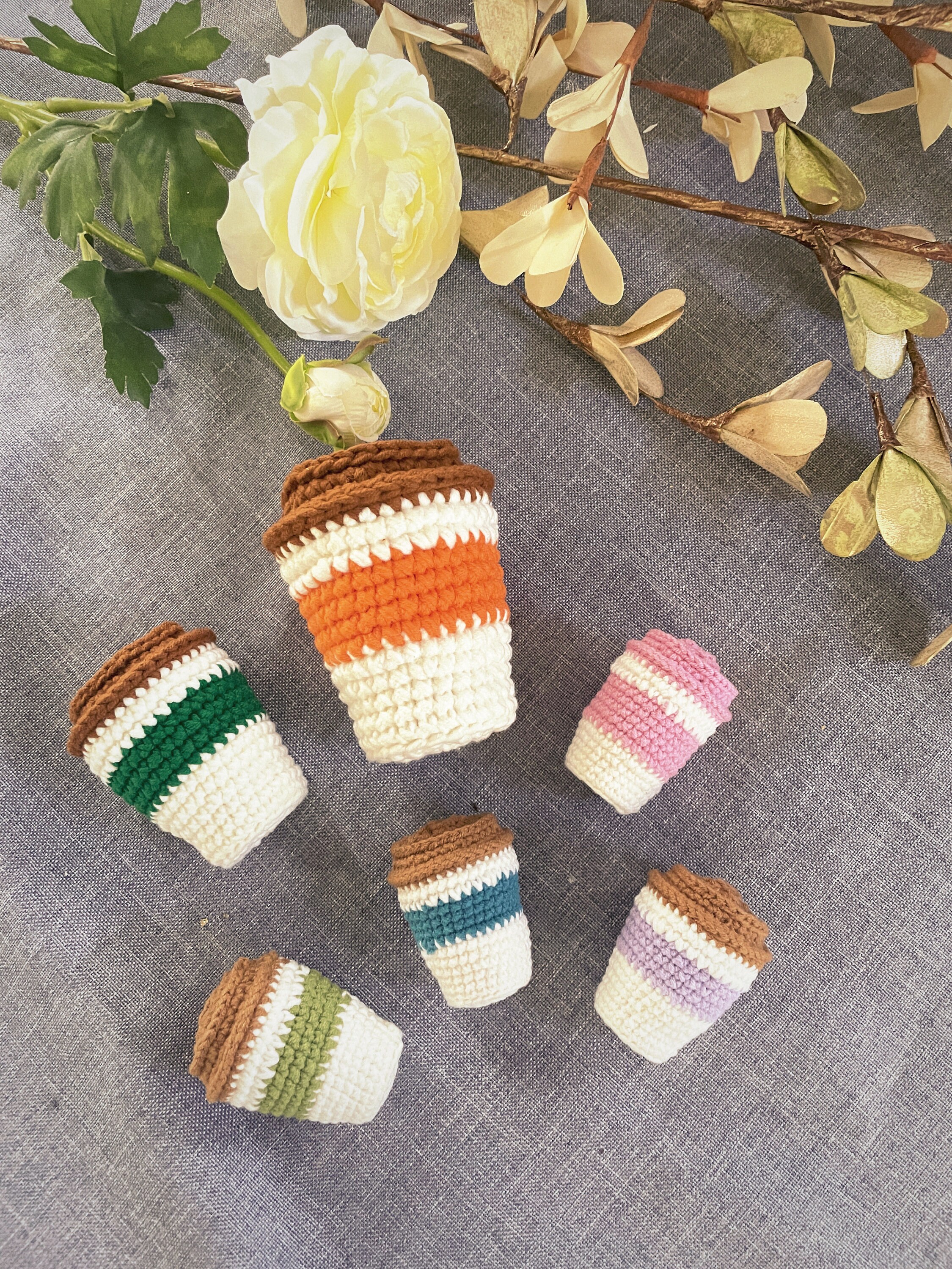 Crochet Coffee Cup Pattern - Etsy