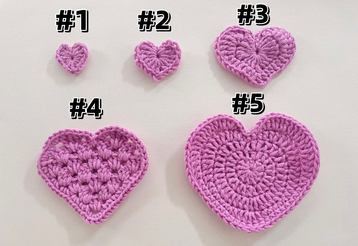 Crochet Heart, Star, Moon Digital Pattern Bundle - Etsy