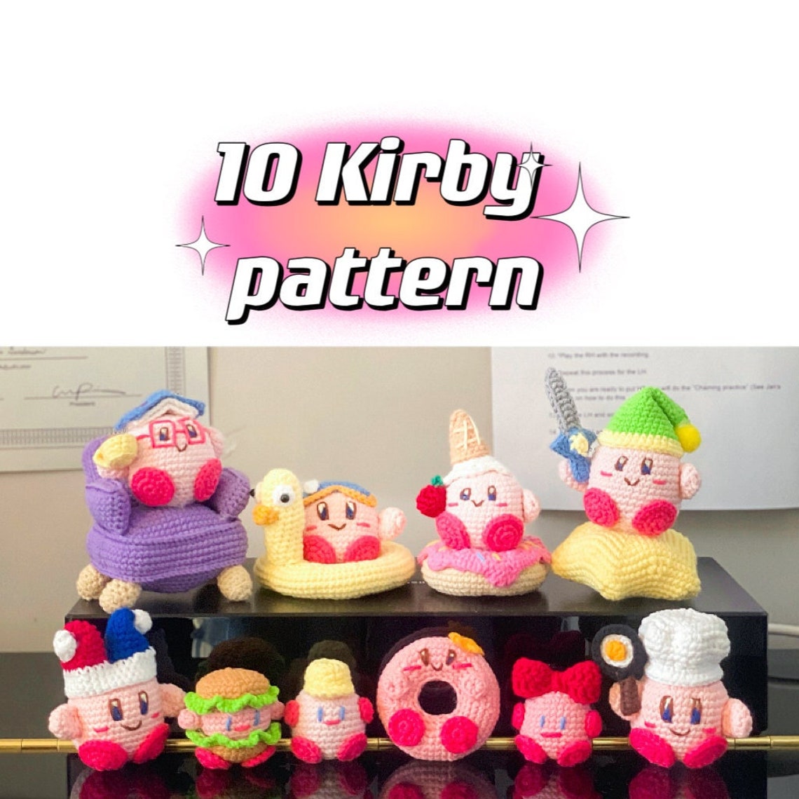 Crochet Kirby Pattern - Etsy