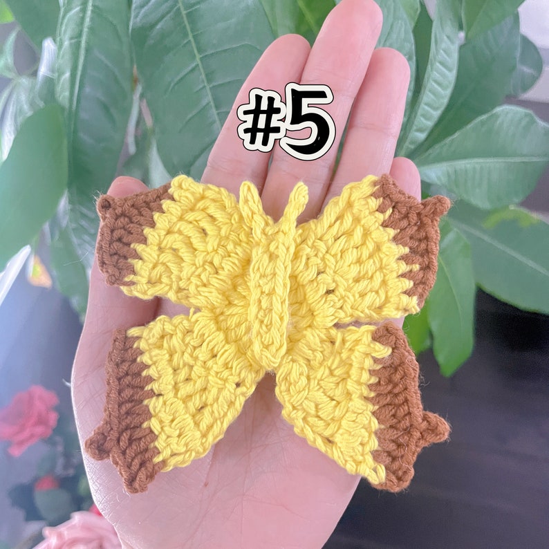 Easy Crochet Butterfly Digital Pattern - Beginner-friendly - Etsy