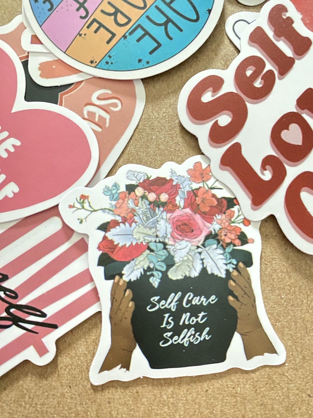 Positivity Inspo Sticker Collection 100 Popular Stickers for Self-care ...