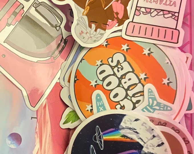 Mystery Stickers,sticker Pack, Random Sticker Flakes, Sticker Mystery ...