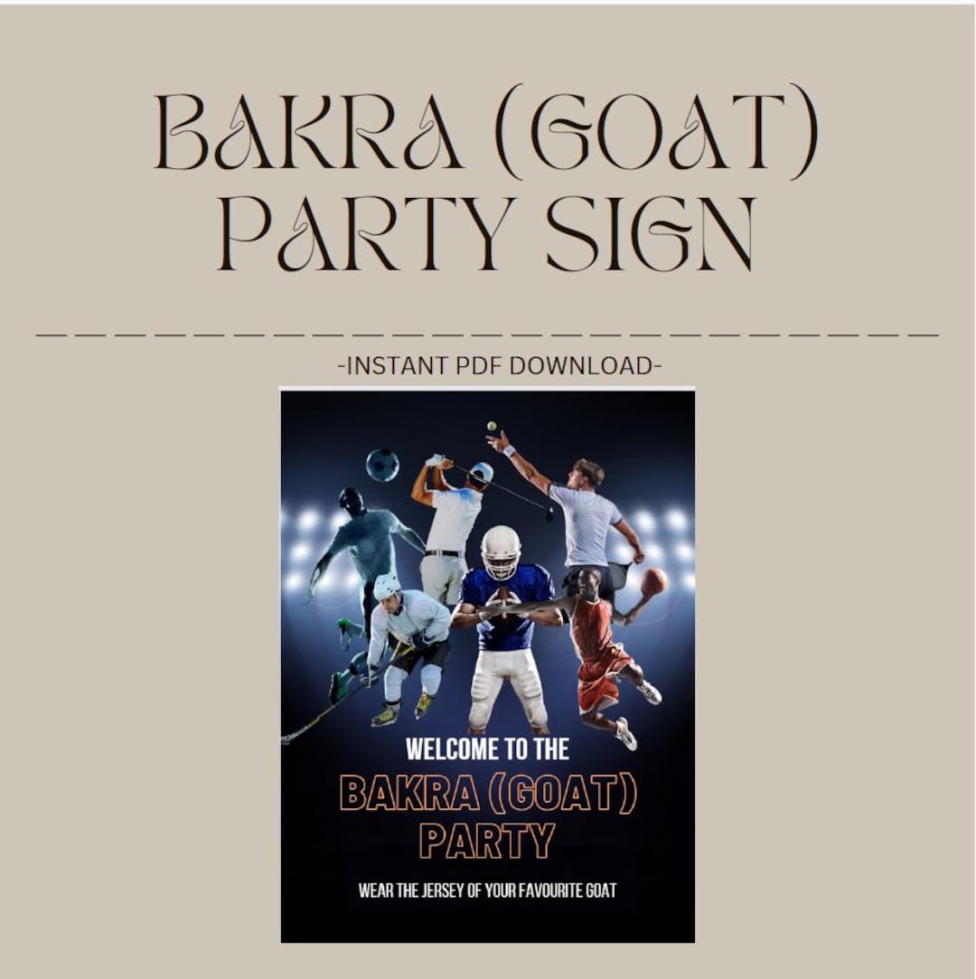 WELCOME Sign-bakra Party |punjabi Wedding| Sign| Goat Party| Digital ...