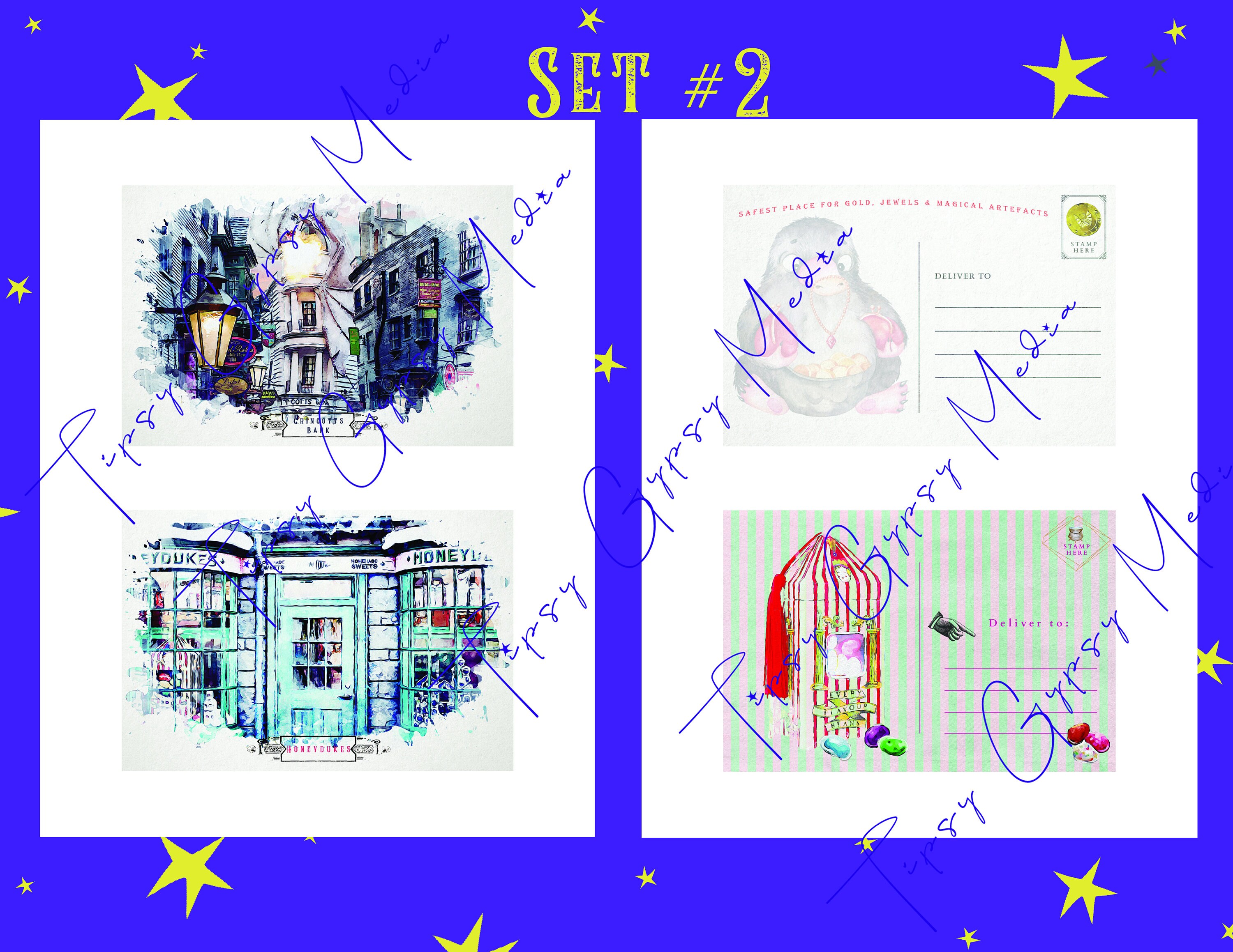 Wizarding Stationary/ Wizard School/wizard Paper/ Paper - Etsy