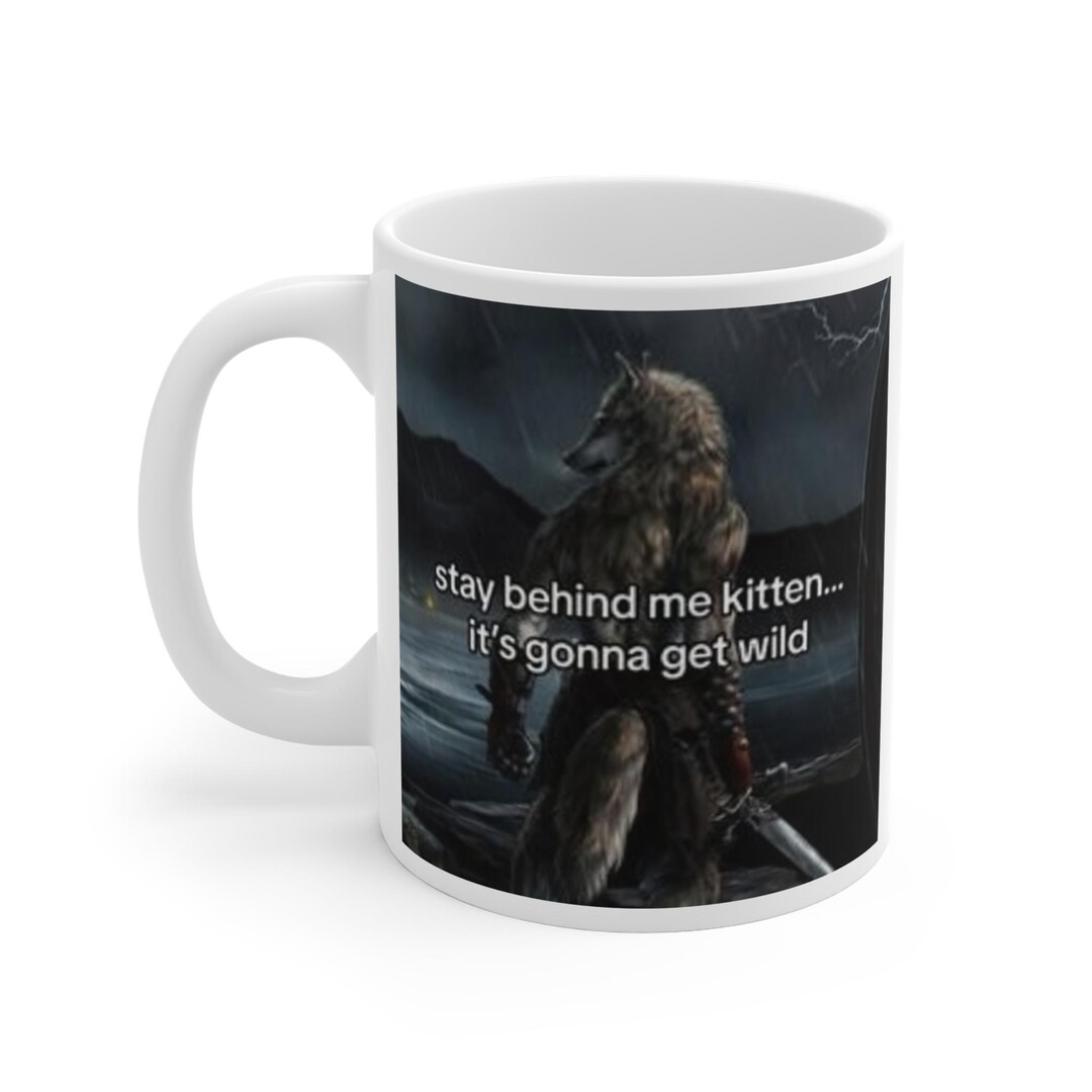 Funny Werewolf Mug Meme Mug Unique Gift for Discord Kittens, Werewolf ...