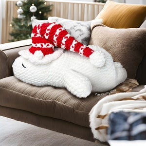 Polar Bear Crochet Pattern - Cute Huggable Stuffed Animal Crochet ...