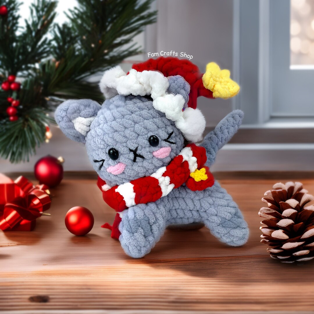 CROCHET CAT PATTERN - Cat Crochet Pattern - Huggable Cat Crochet ...