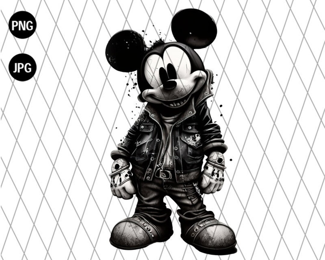 Urban Mouse Black and White Png Files Sublimation Designs - Etsy