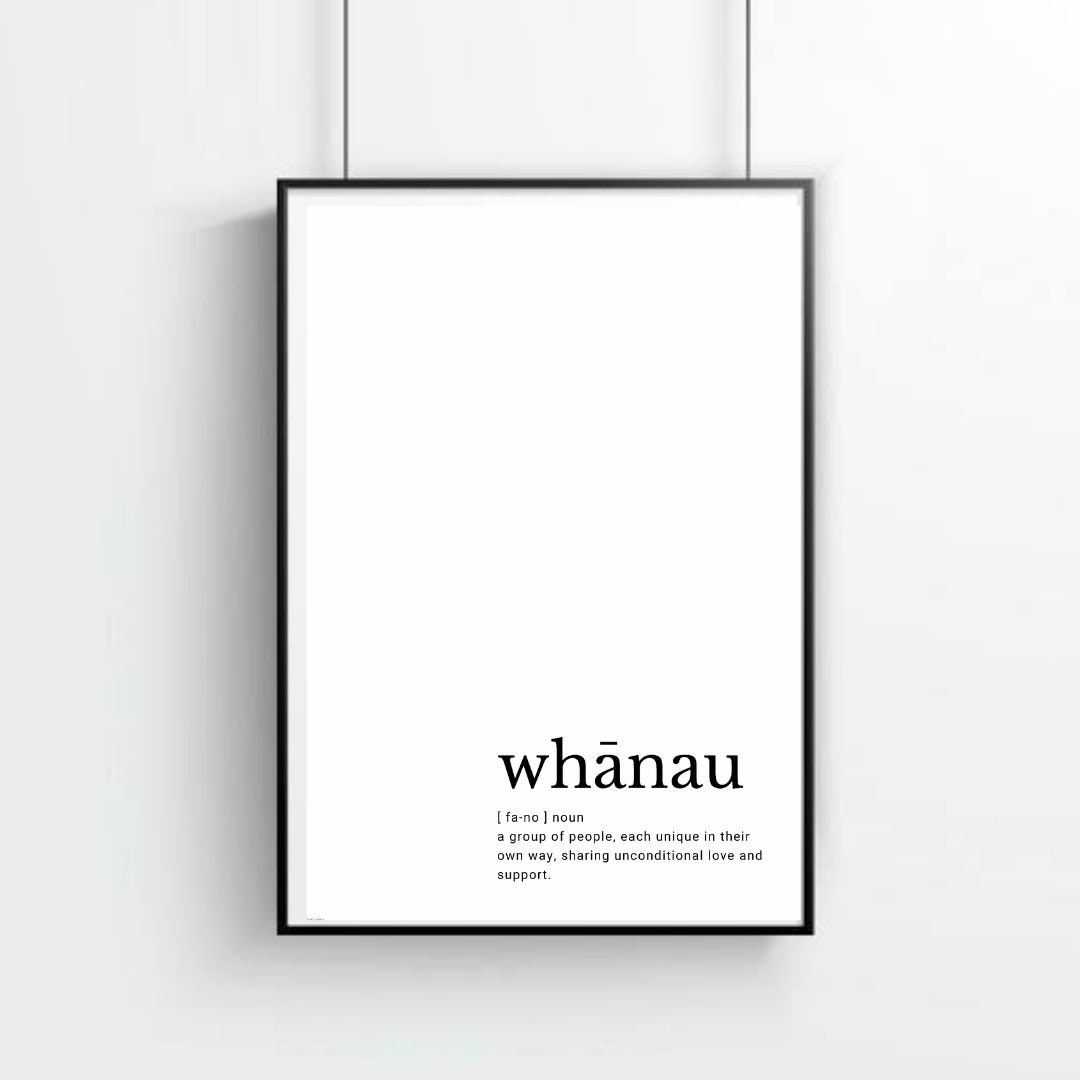 Wall Art Whanau Definition Decor Digital Printable - Etsy