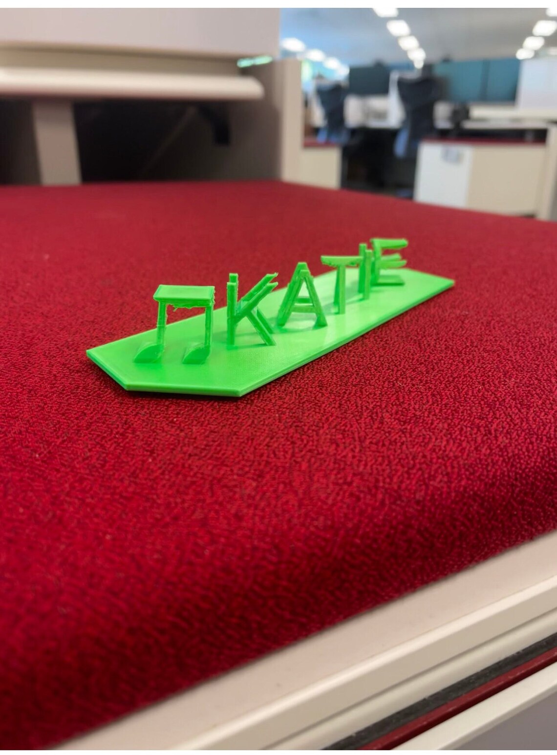 Illusion Name Tag | Custom Name Plate | 3D Printed | Cool Tech Gift - Etsy