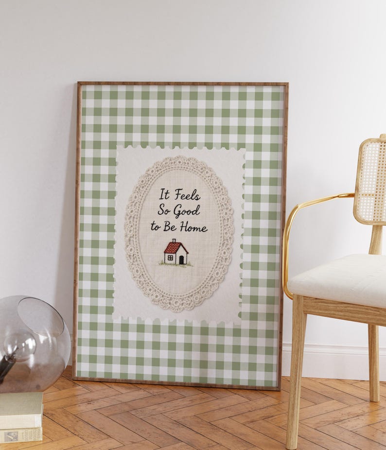 Sage Green Kitchen Cottagecore Wall Art, Cozy Breakfast Nook Sign ...