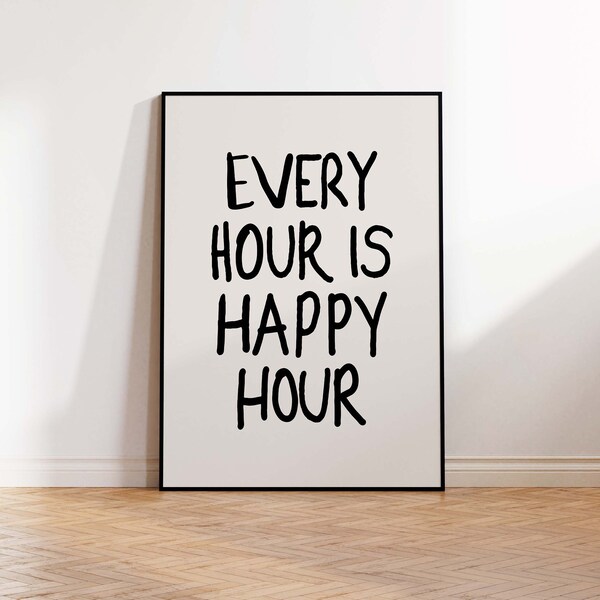 Happy Hour Art - Etsy
