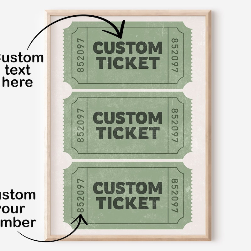 Tickets - Etsy