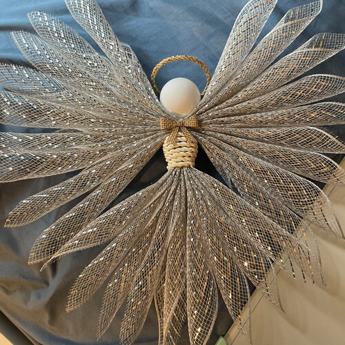 Deco Mesh Angel Mesh Angel Wreath Angel Guardian Angel - Etsy