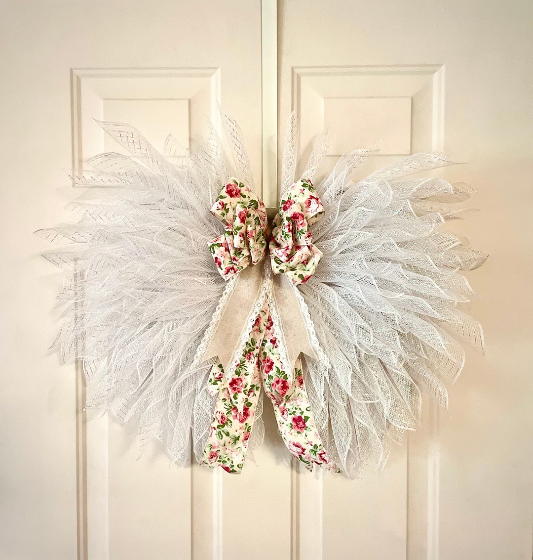 Angel Wing Wreath - Etsy