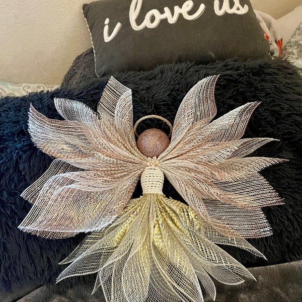 Deco Mesh Angel - Etsy