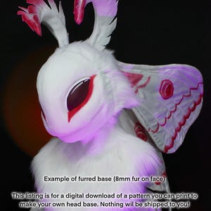 Moth Creature Fursuit Headbase Pattern - DOWNLOAD ONLY - Etsy