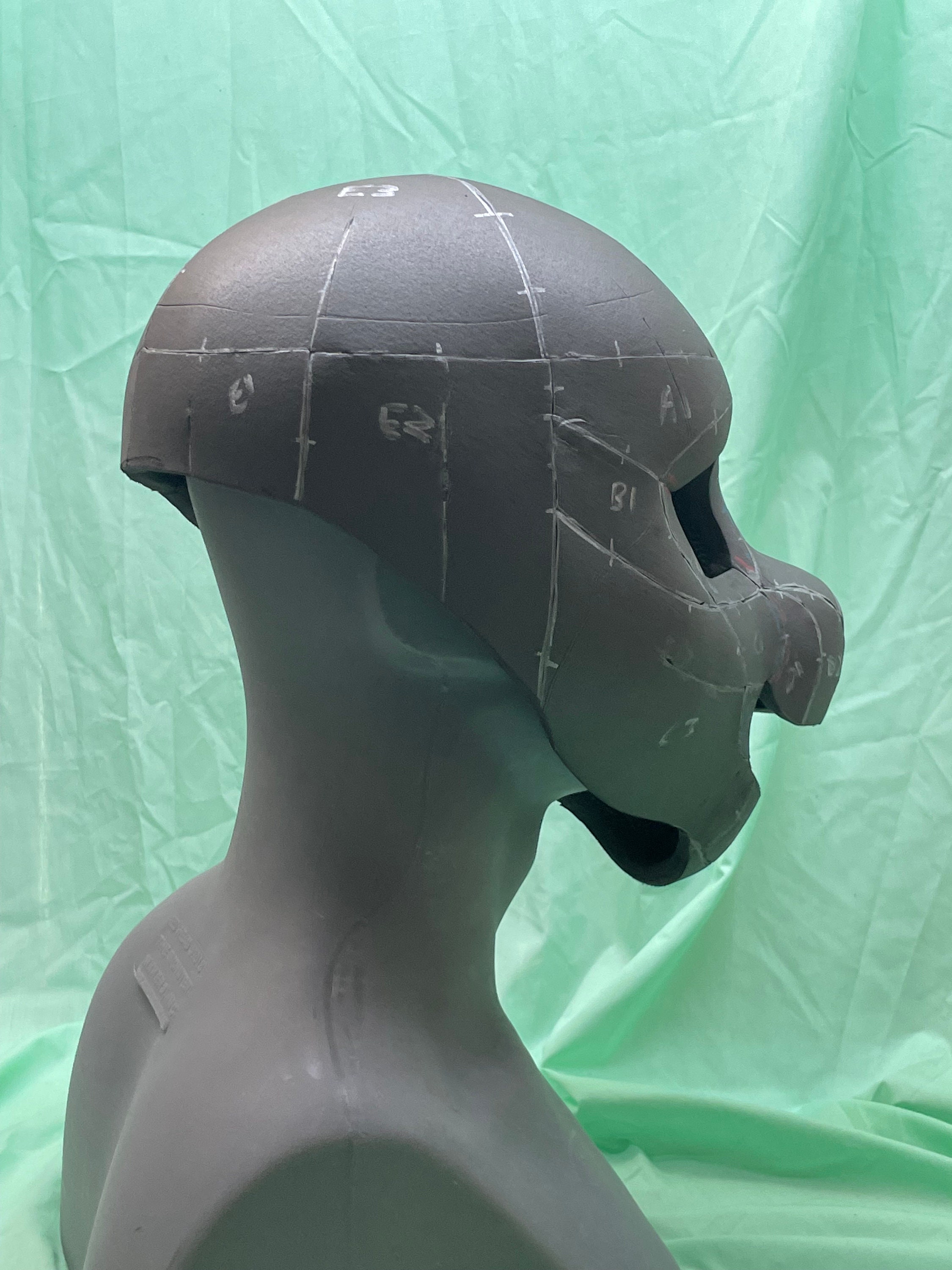 Fursuit Headbase Pattern jasper DOWNLOAD ONLY - Etsy