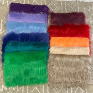 Furaddiction Faux Fur Sample Swatch Cards - Etsy
