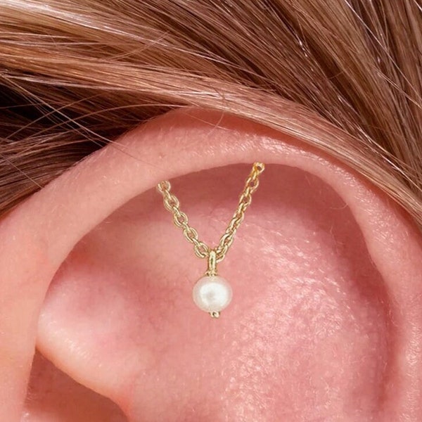 Hidden Helix Piercing - Etsy