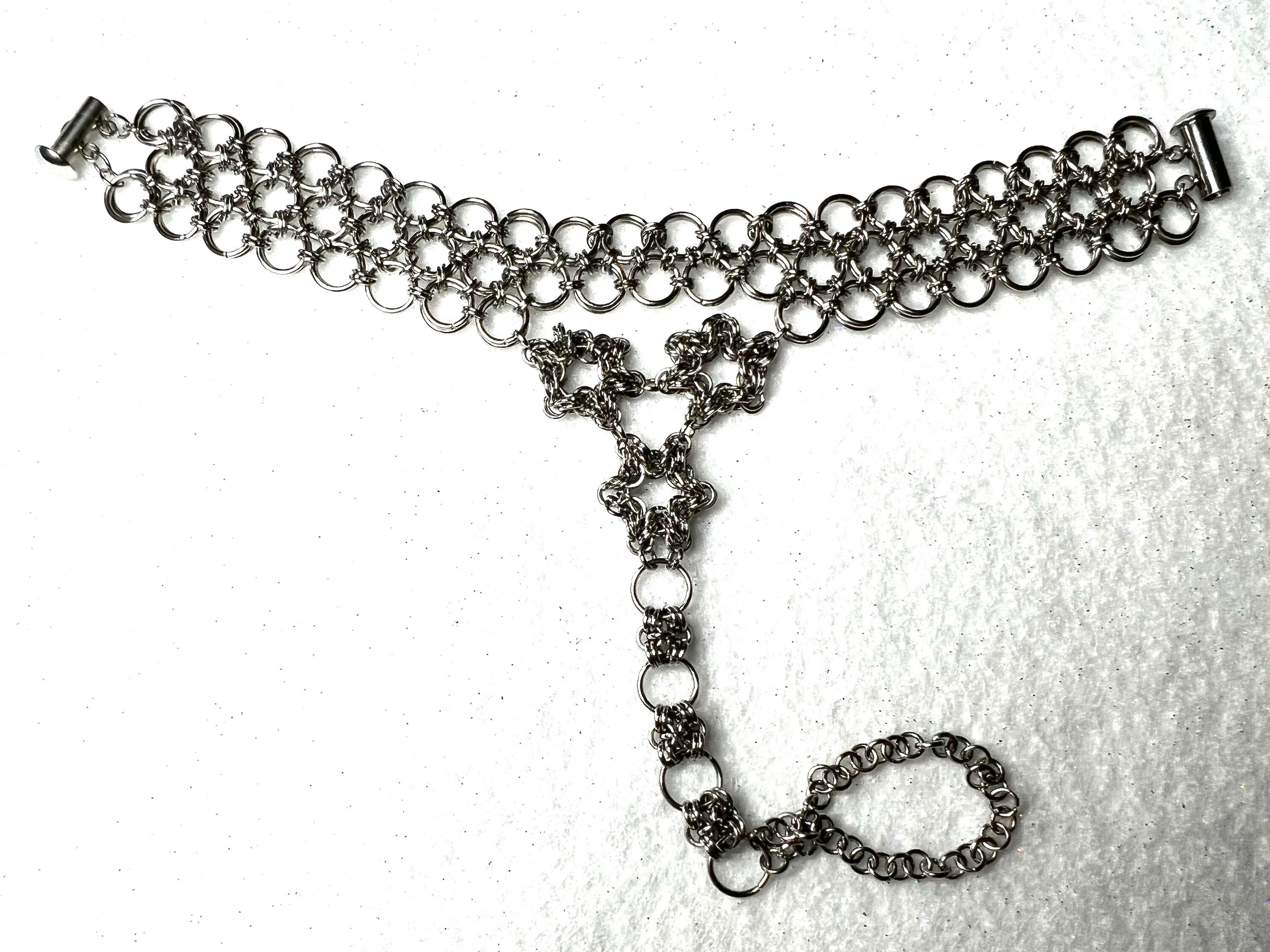 Handwoven Stainless Steel Hand Chain Hana Gusari Japanese Star of ...