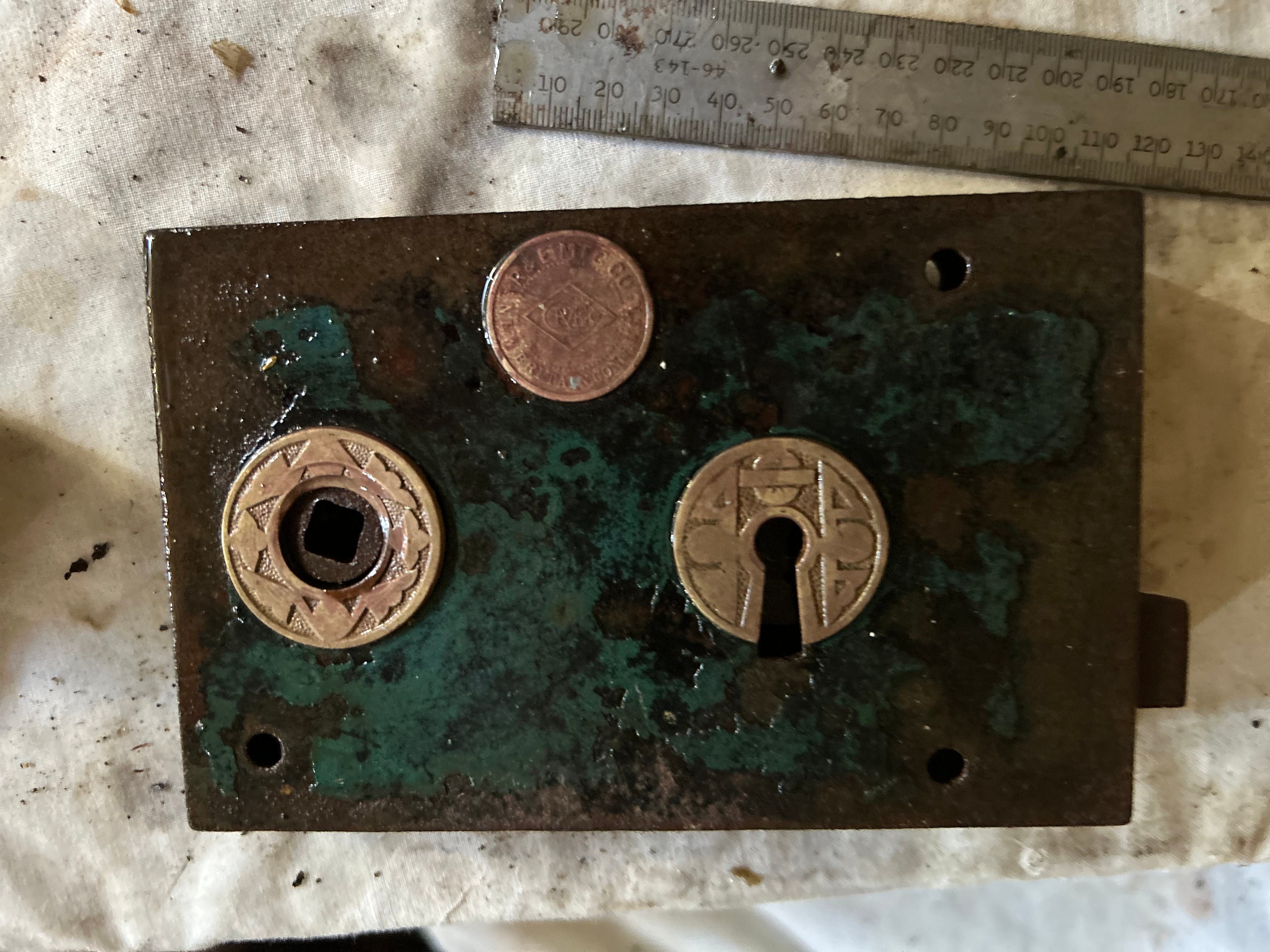 Stunning Victorian Era External Door Lock - Etsy Australia