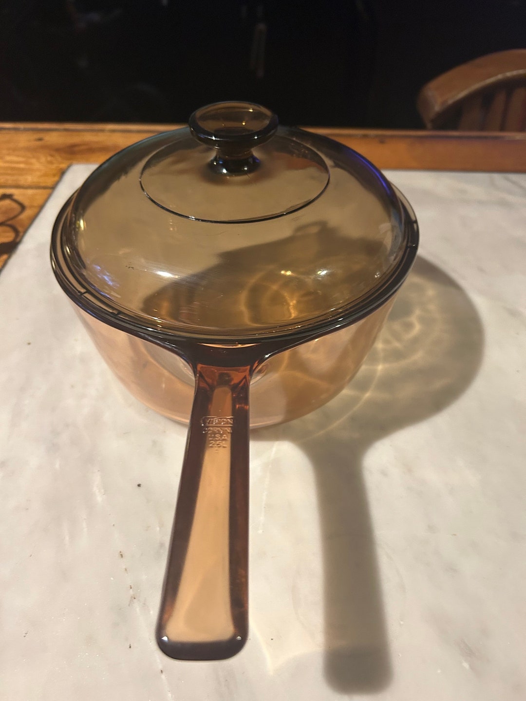 Corning Visions Amber 2 Quart Pot - Etsy