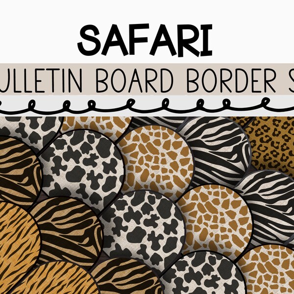 Safari Bulletin Board - Etsy
