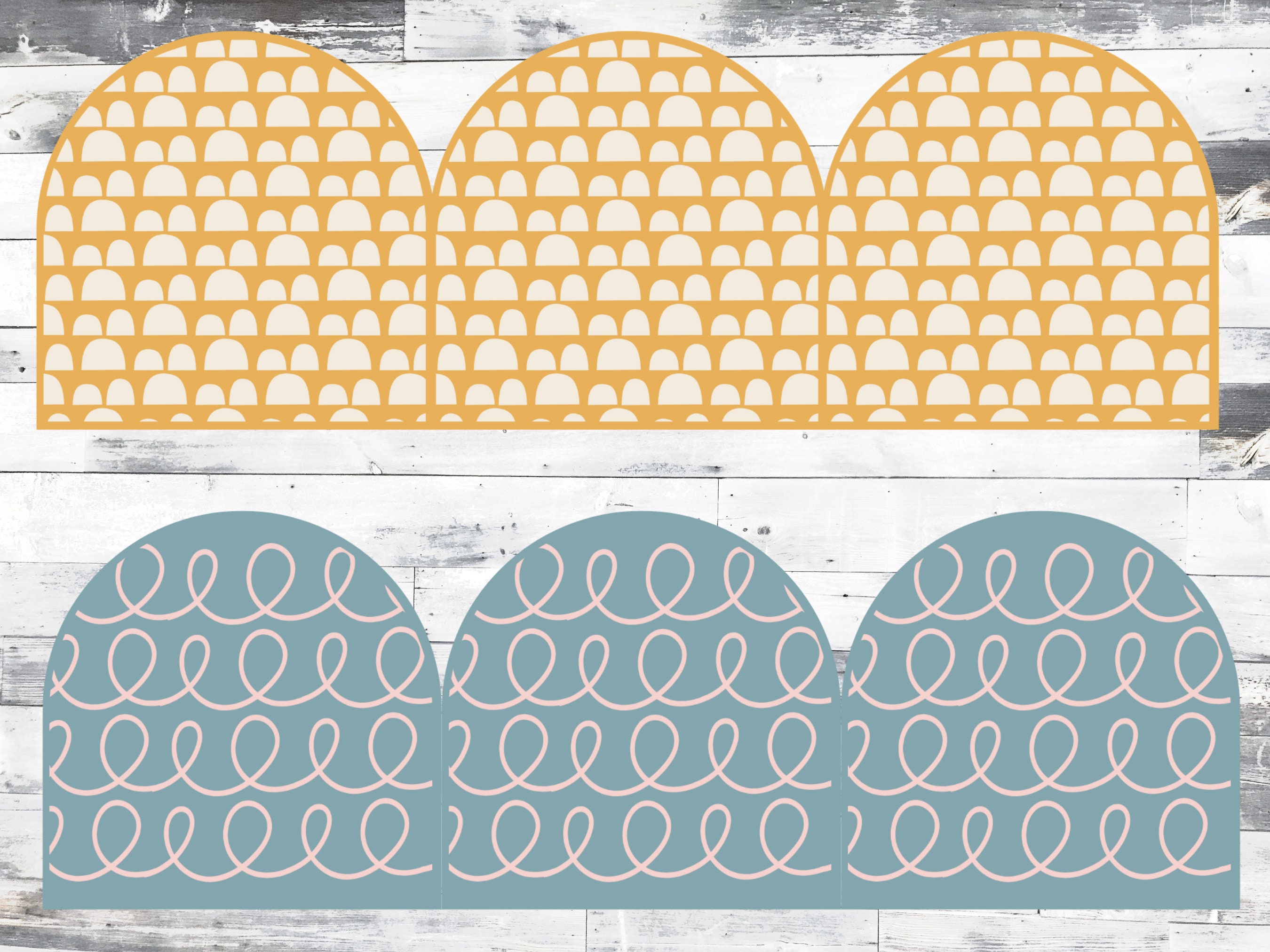 Boho Rainbow Doodles Bulletin Board Set, Cute Classroom Decor, Instant ...