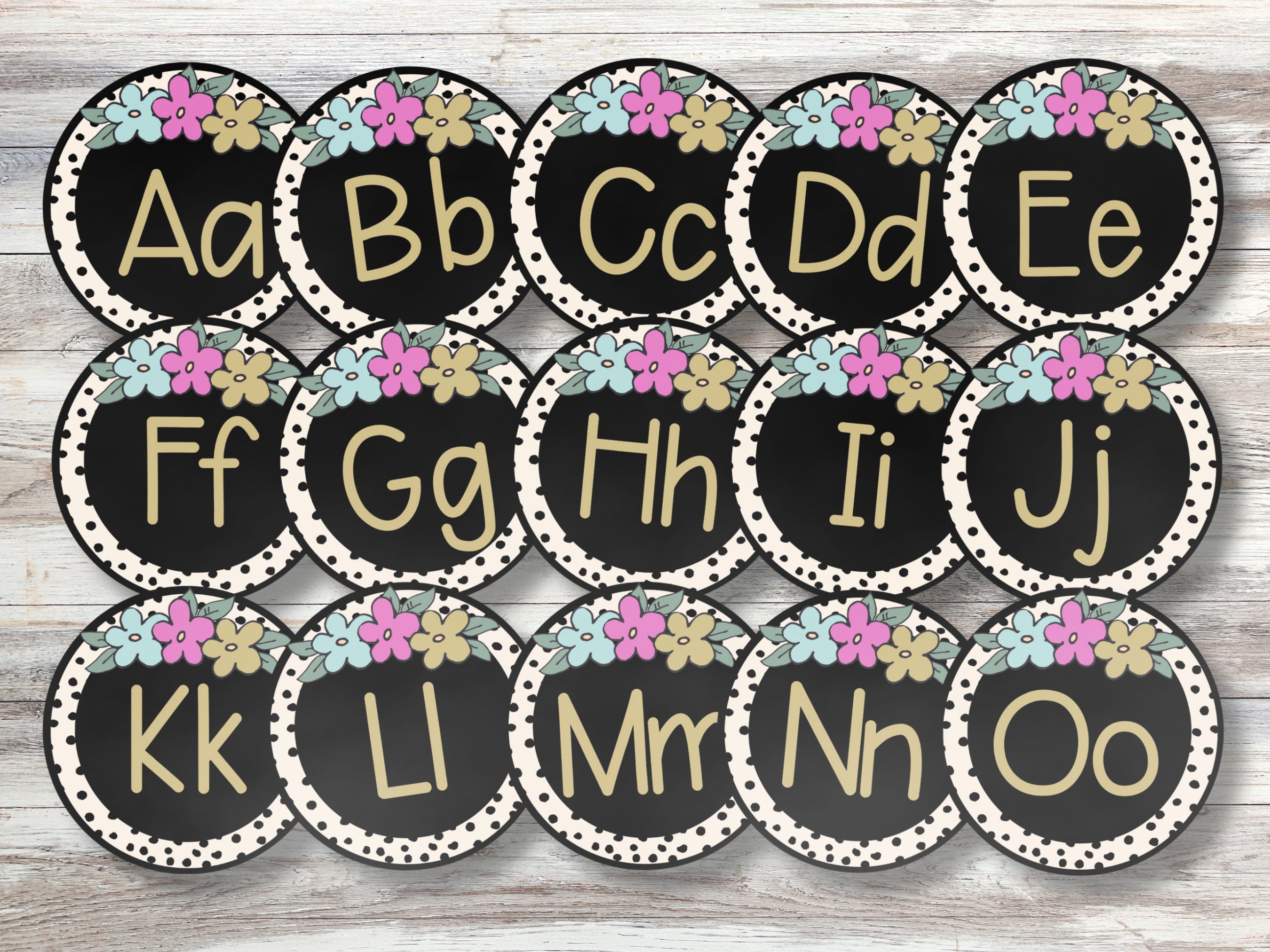 Rustic Charm Alphabet Posters for the Classroom | Classroom Decor ...
