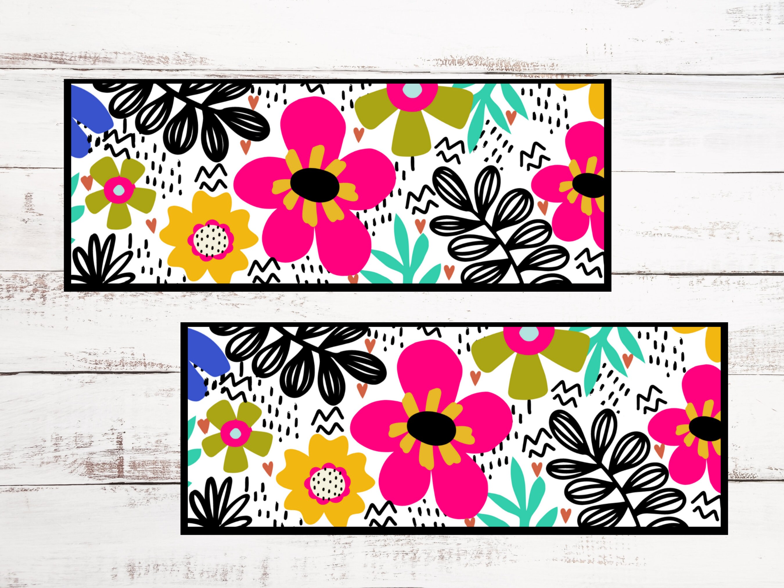 Bold and Beautiful Floral Bulletin Board Set, Cute Classroom Decor ...