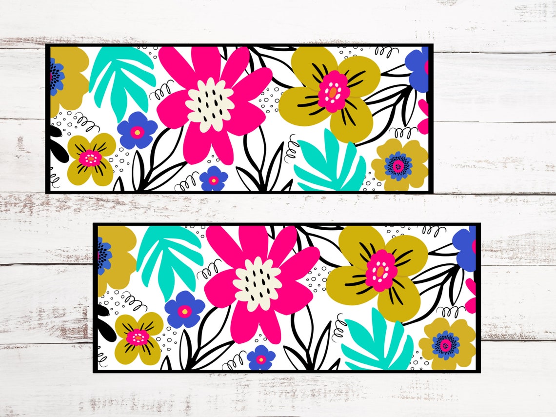 Bold and Beautiful Floral Bulletin Board Set, Cute Classroom Decor ...