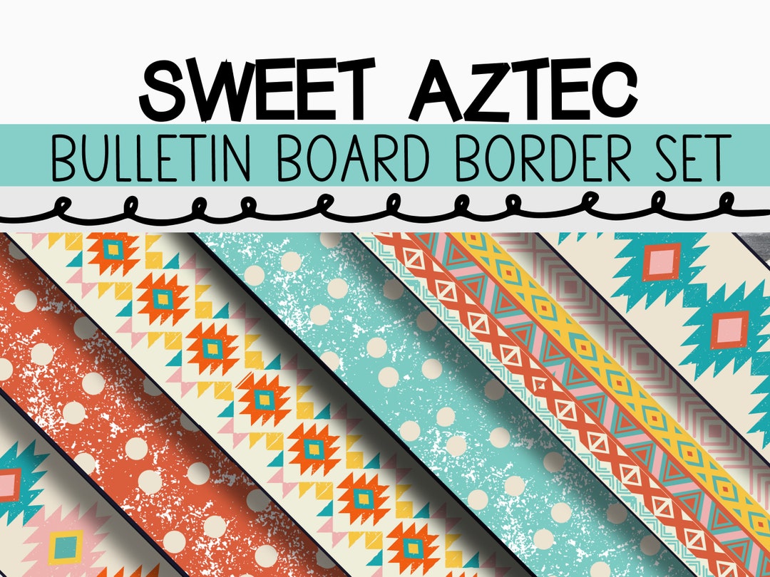 Bulletin Board Set Aztec Classroom Decor Cute Classroom - Etsy