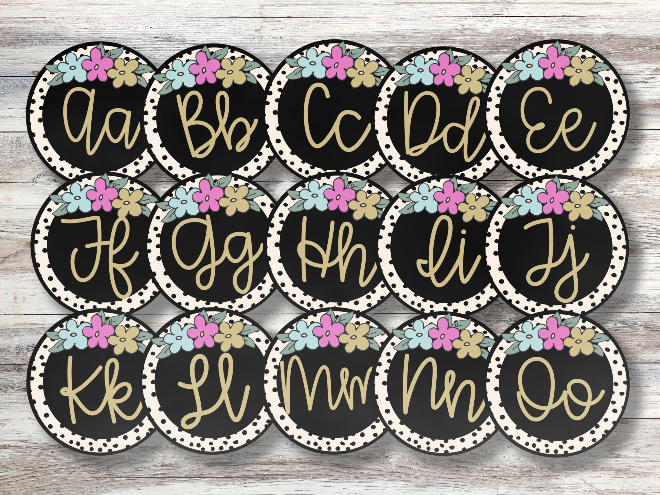 Rustic Charm Alphabet Posters for the Classroom Classroom Decor ...