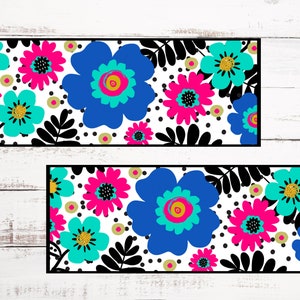 Bold and Beautiful Floral Bulletin Board Set, Cute Classroom Decor ...