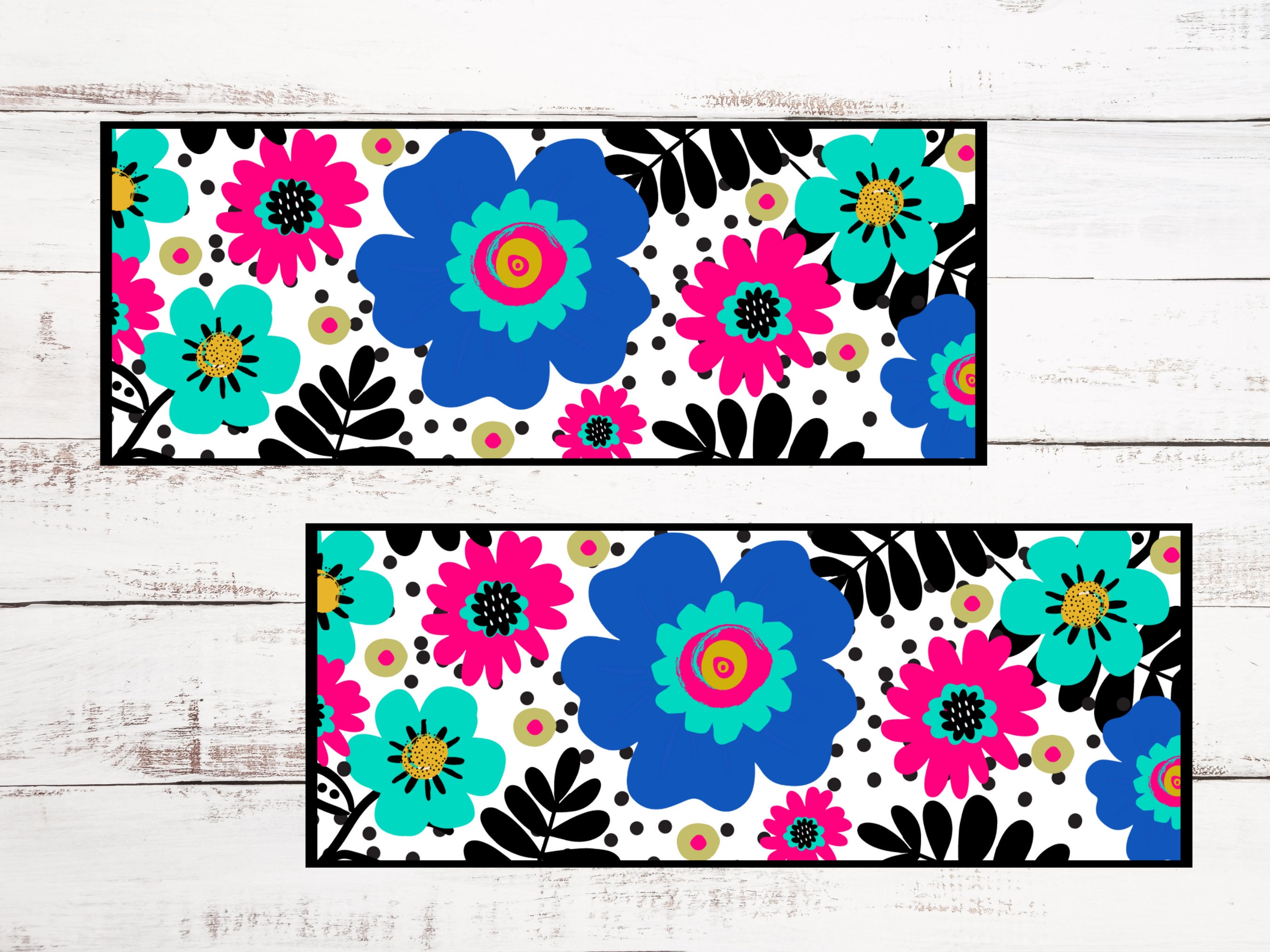 Bold and Beautiful Floral Bulletin Board Set, Cute Classroom Decor ...