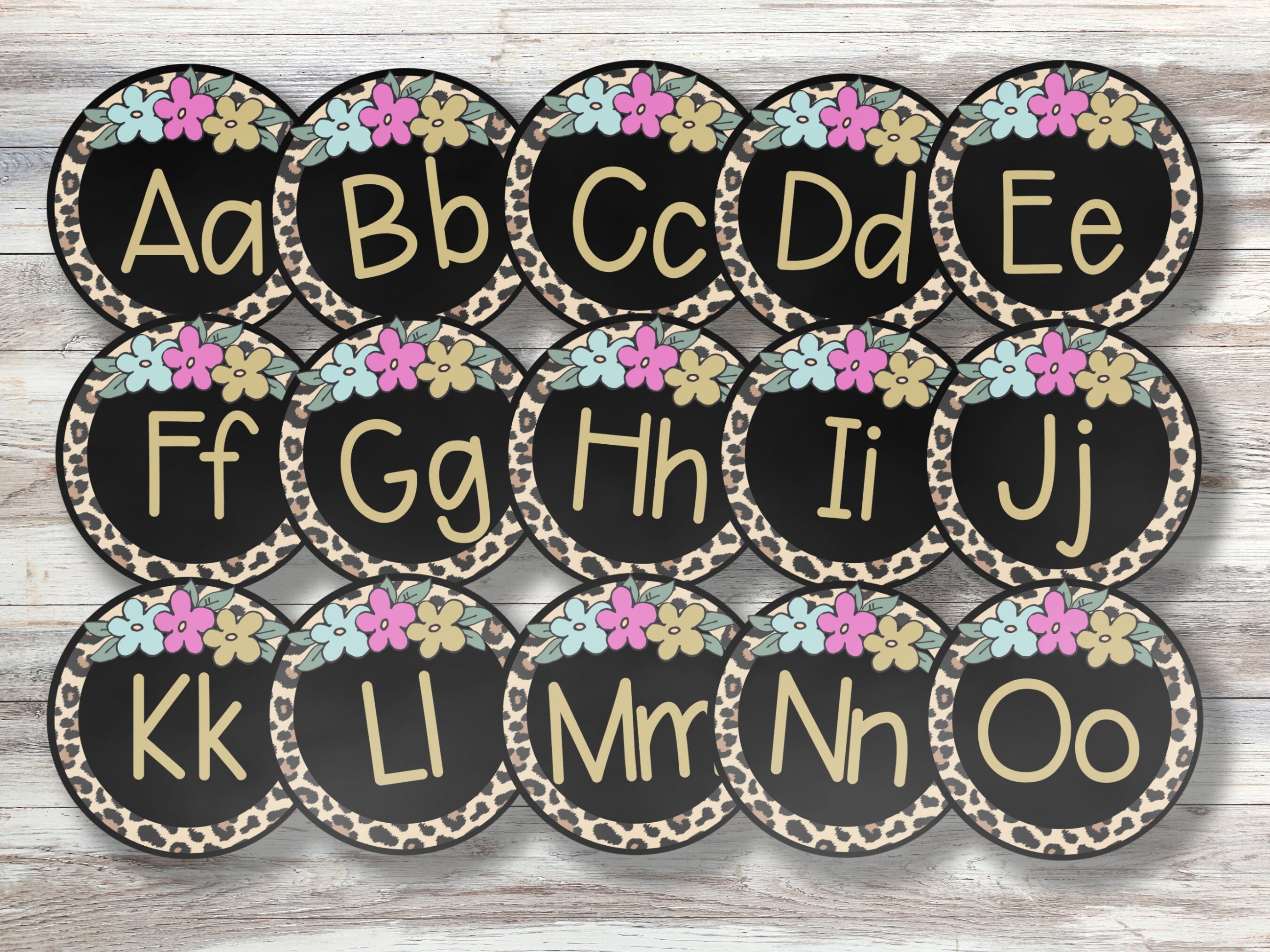 Rustic Charm Alphabet Posters for the Classroom Classroom Decor ...