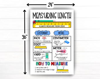 Measurement Anchor Chart | 2nd Grade - Etsy