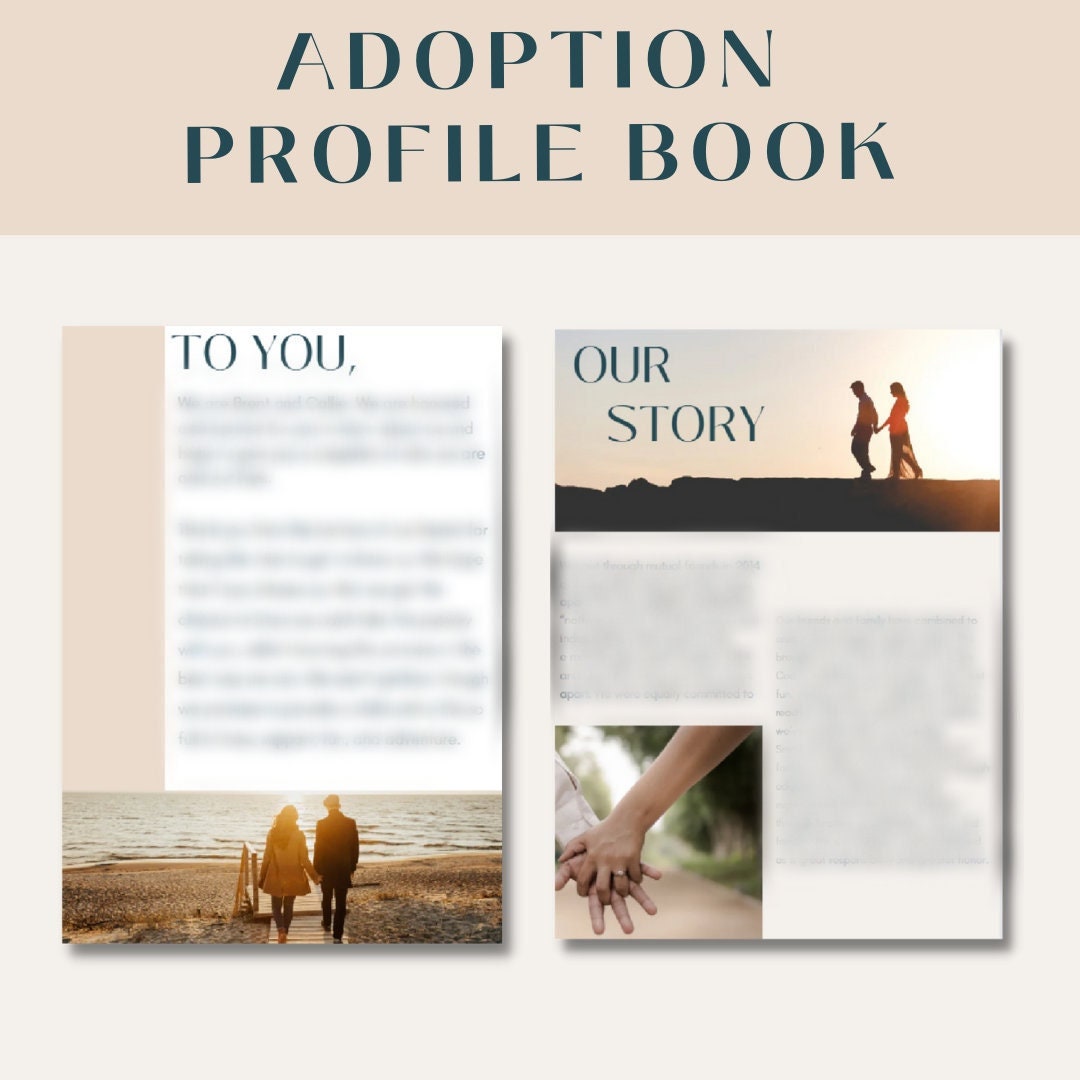 Adoption Profile Book - Etsy