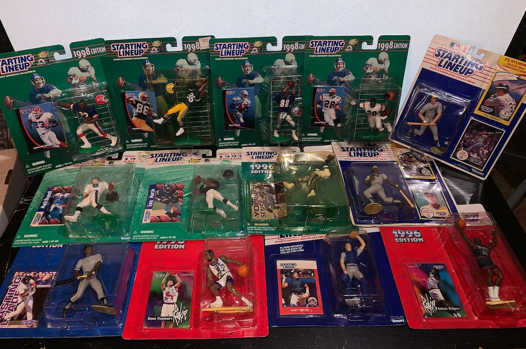 Starting Lineup Figures Lot - NIB Sealed 1996-98 - Etsy