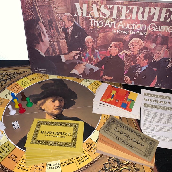 1970 Masterpiece Board Game - Etsy