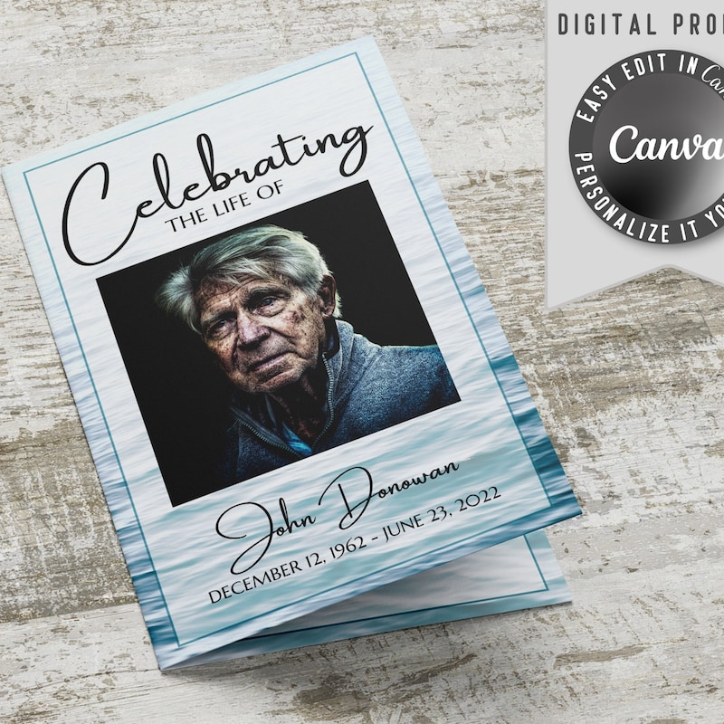 Blue Funeral Background - Etsy