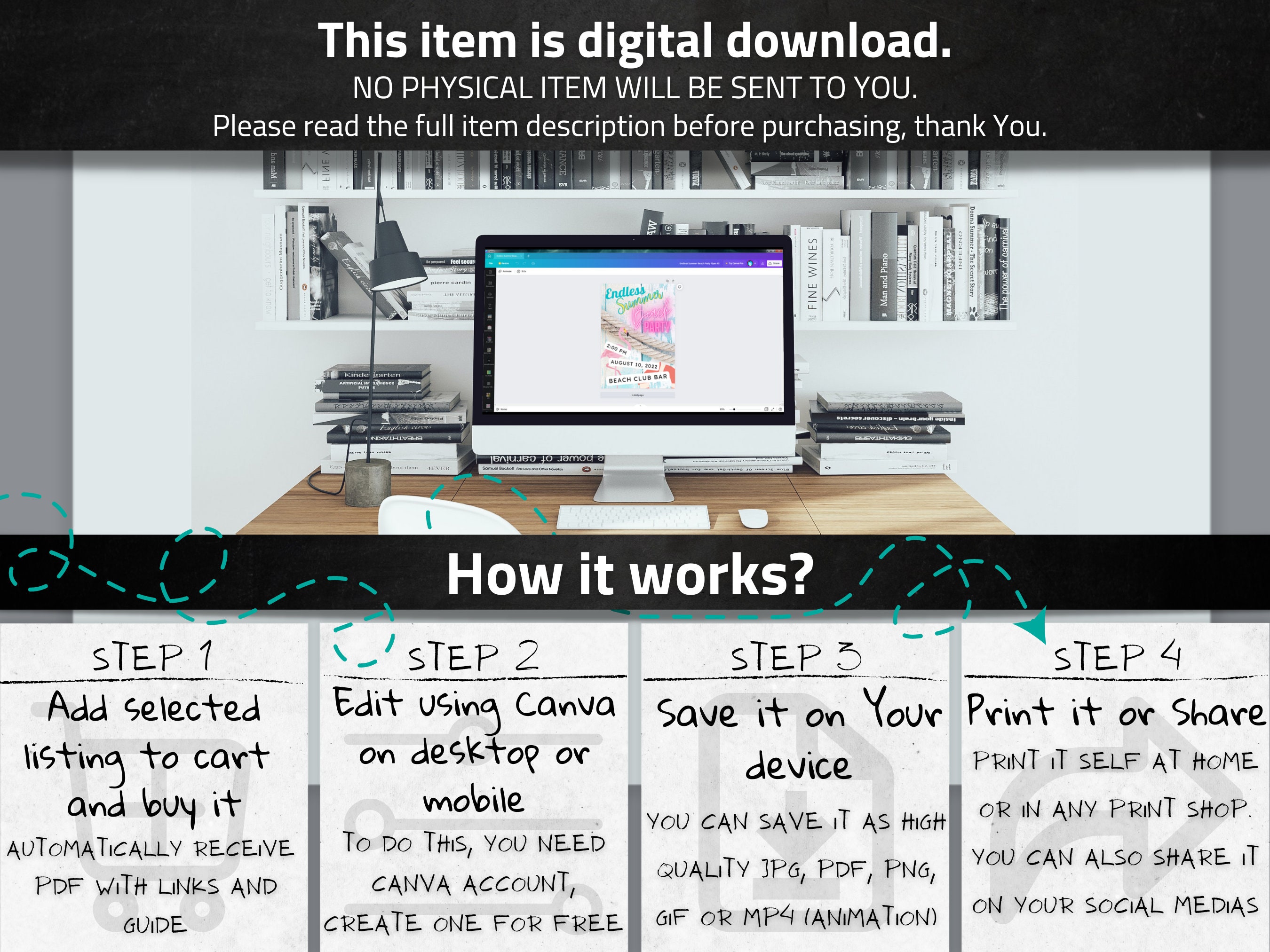 Printable Funeral Welcome Poster, With One Large Photo. Edit This ...