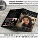 In Loving Memory Funeral Bi-fold Brochure Template, to Self Edit and ...