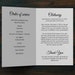 Funeral Program Template, Self Editable and Easy to Print at Home. Half ...