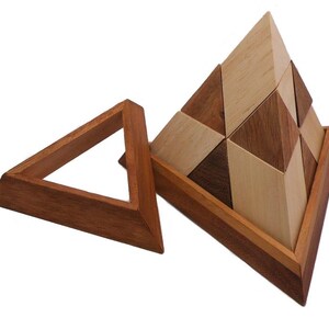 Luxor Egyptian Pyramid - Wooden Puzzle Brain Teaser - Etsy