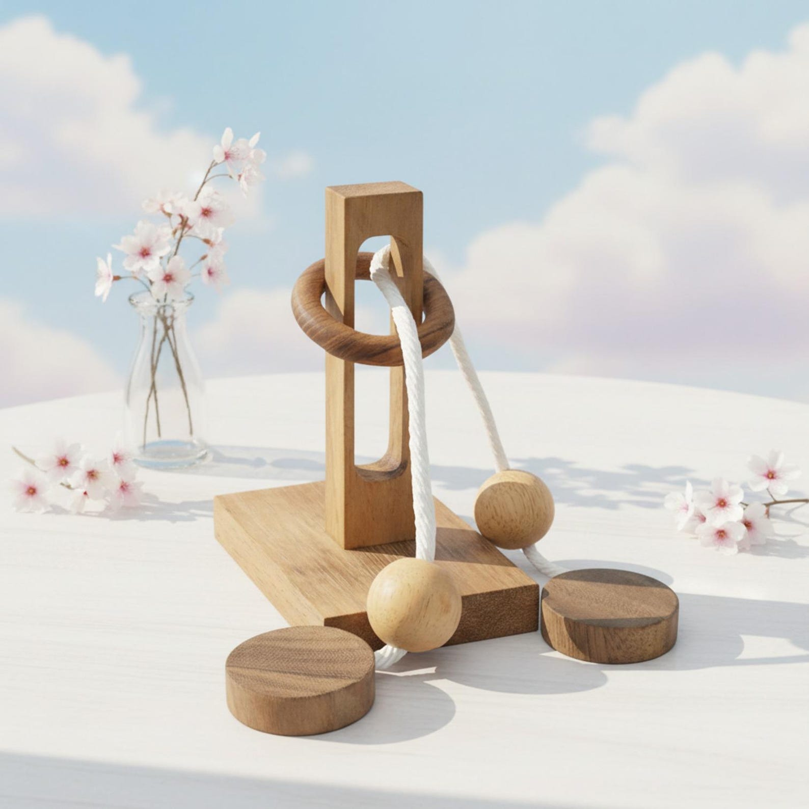 Oliver String - Wooden Puzzle Brain Teaser - Etsy