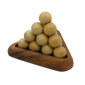Pyramid Ball Fancy - 3D Wooden Brain Teaser Puzzle - Etsy