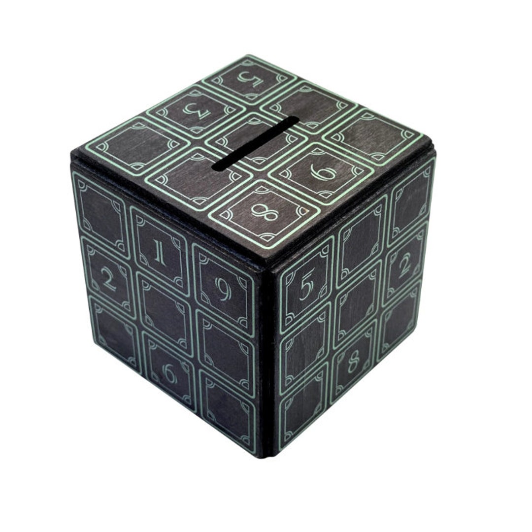 Enigma Magic Cube Secret Puzzle Box - Money Trick Box - Etsy