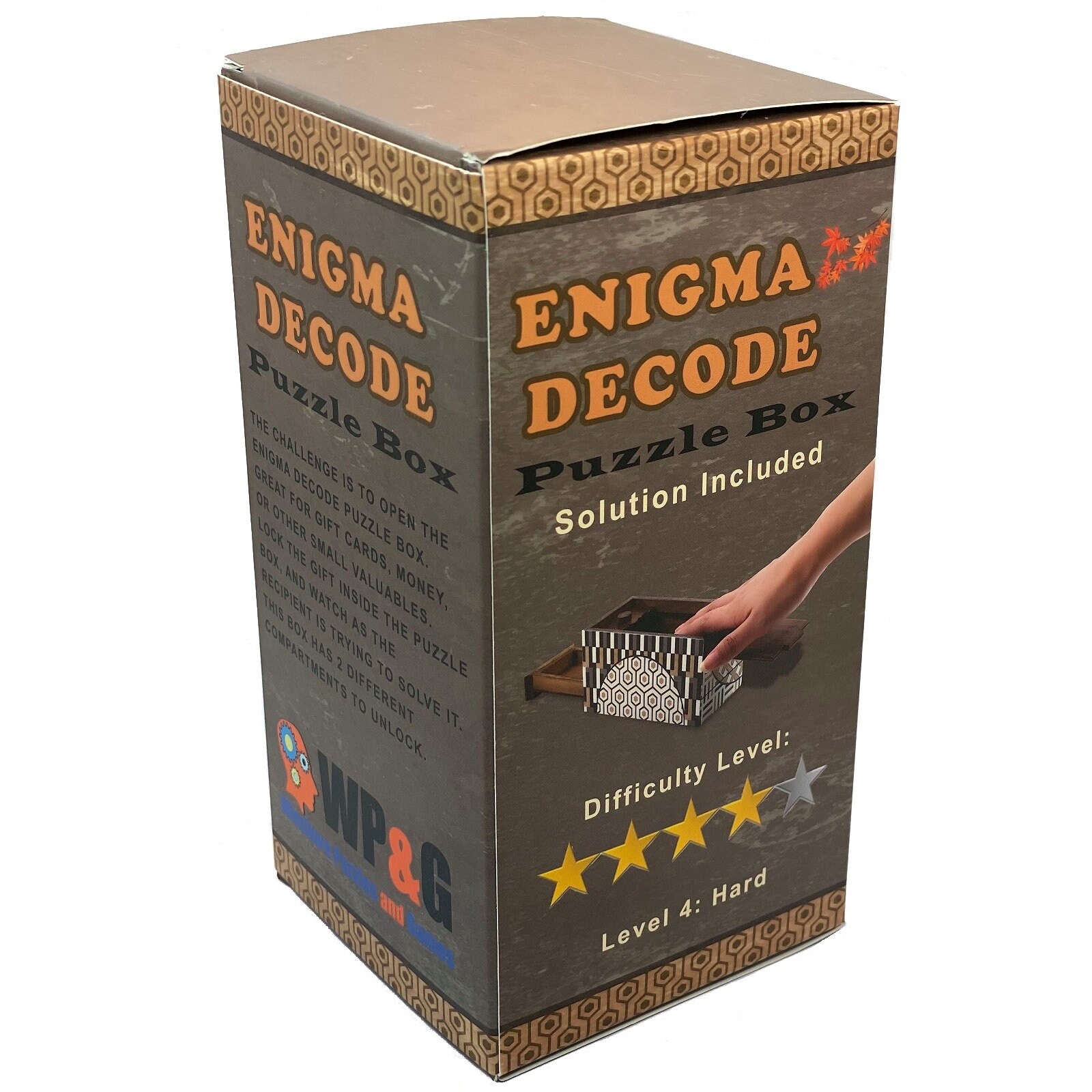 Enigma Decode Puzzle Box Money Gift Giving Secret Box - Etsy